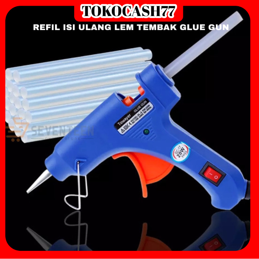 Jual REFILL ISI ULANG LEM TEMBAK GLUE GUN / LEM TEMBAK ISI ULANG TRANSPARAN BENING | Shopee ...
