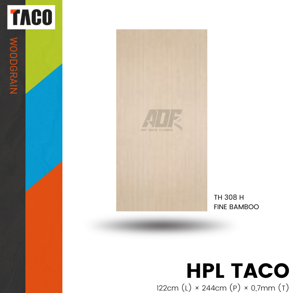 Jual TACO HPL TH 308 H FINE BAMBOO | Shopee Indonesia