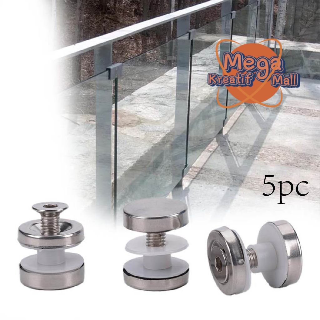 Jual Baut Penjepit Kaca Stainless Untuk Tiang Railing Tangga Baut ...