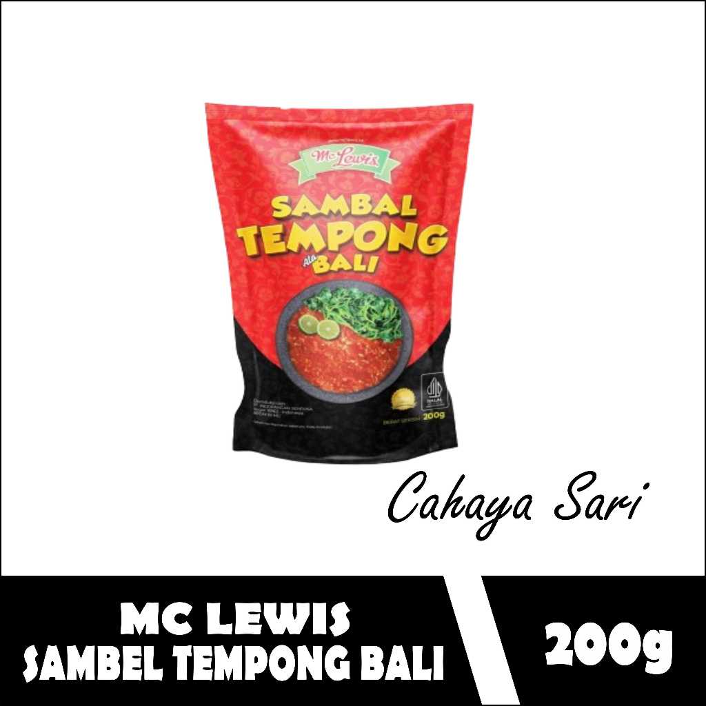 Jual Mc Lewis Sambal Tempong ala Bali / McLewis Sambel Tempong Bali ...