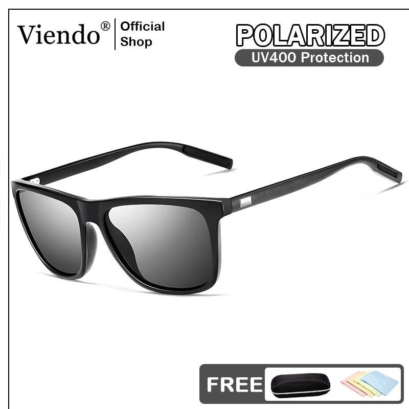 Jual Viendo Kacamata Hitam Polarized Pria Cowok Wanita UV400 Fashion Anti Sinar Matahari Kaca ...