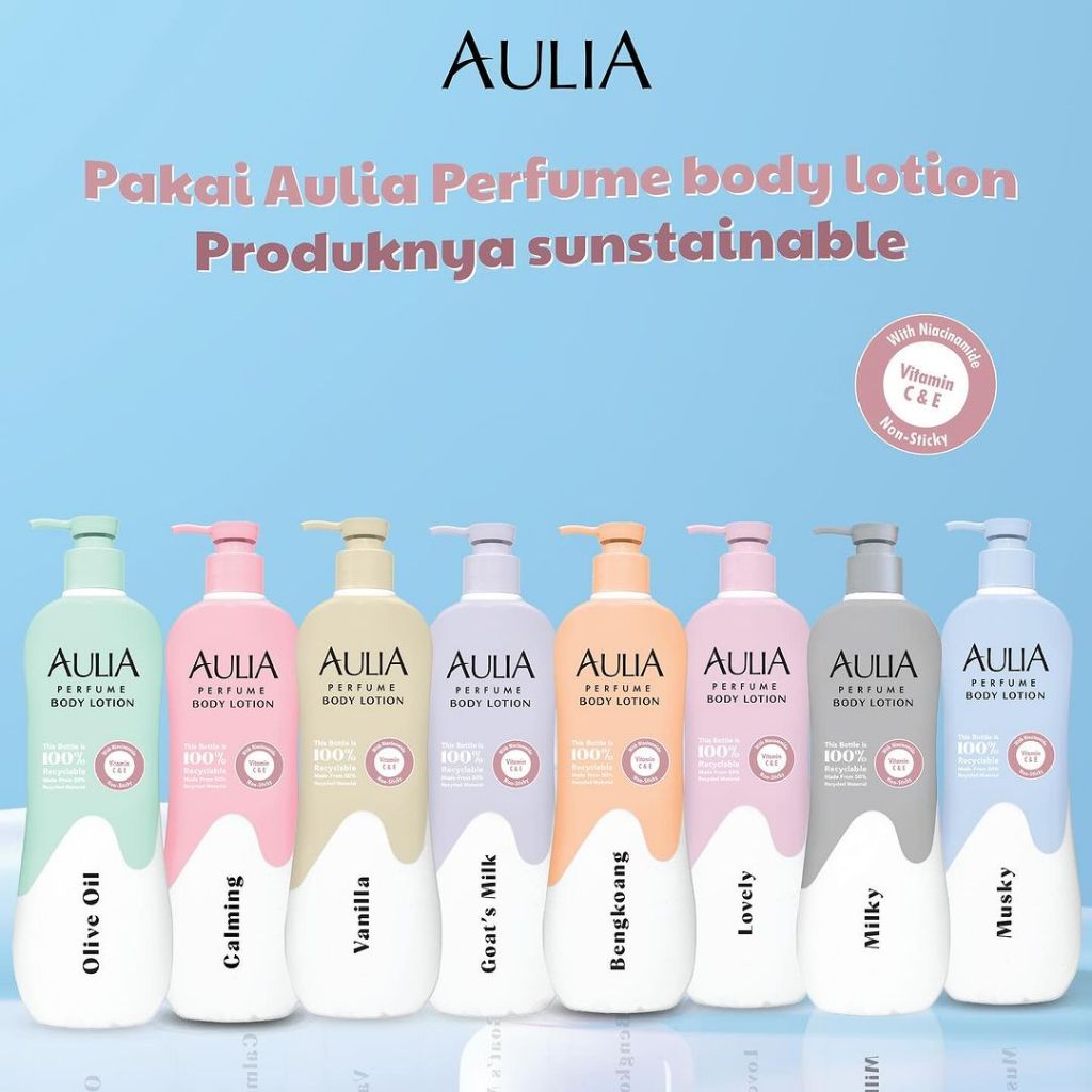 Jual Aulia Parfum Body Lotion 600 ML (Botol Putih) | Shopee Indonesia