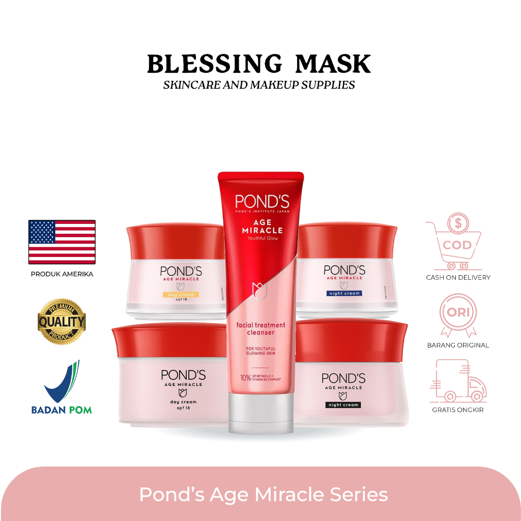 Jual Ponds Age Miracle Ultimate Youth Essence - 30gr | Facial Cleanser ...