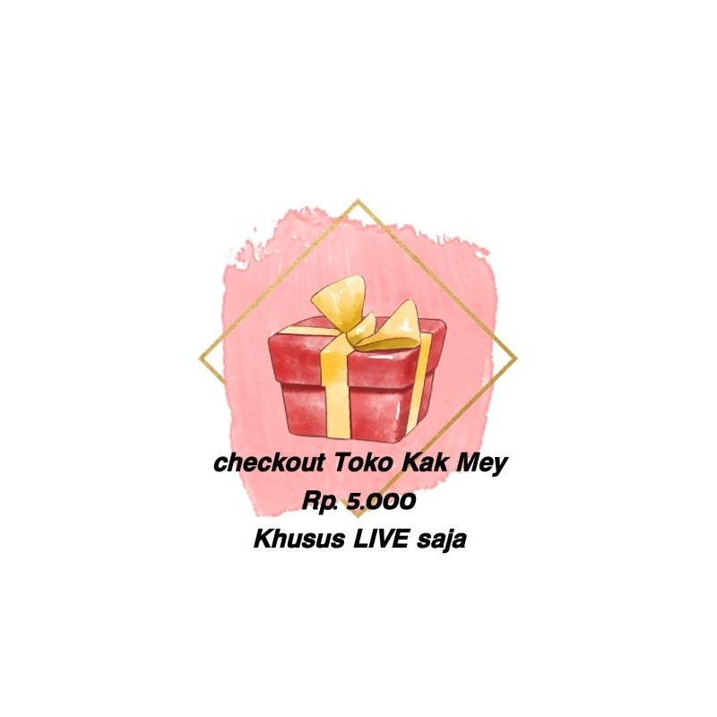 Jual checkout total belanja 5.000(Khusus LIVE) | Shopee Indonesia