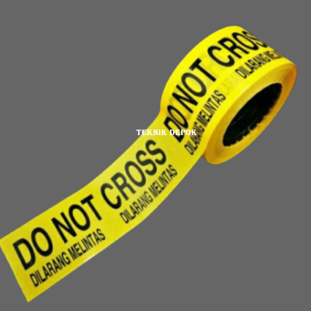 Jual Police Line Do Not Cross 3 inch x 300 meter Garis Pembatas Polisi ...