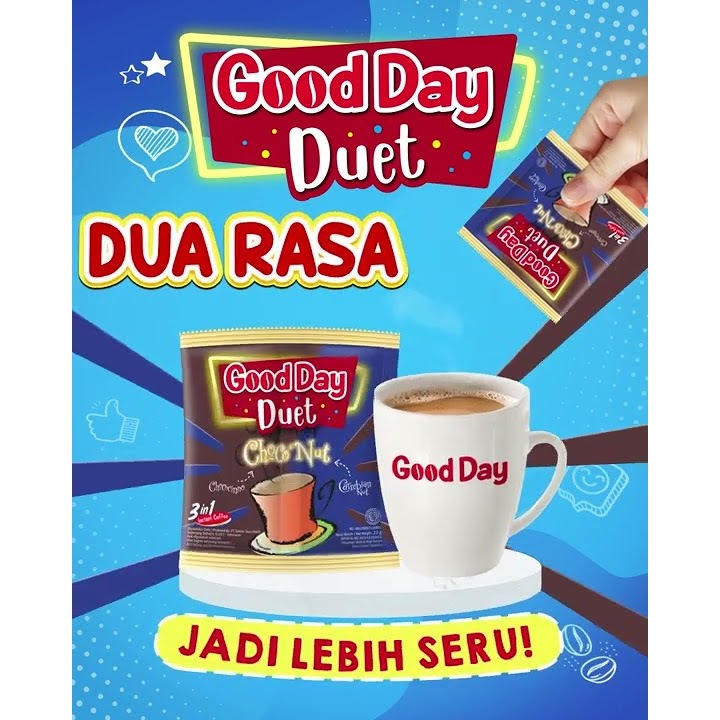 Jual GOOD DAY DUET CHOCO NUT ( KEMASAN PACK ISI 5 ) | Shopee Indonesia