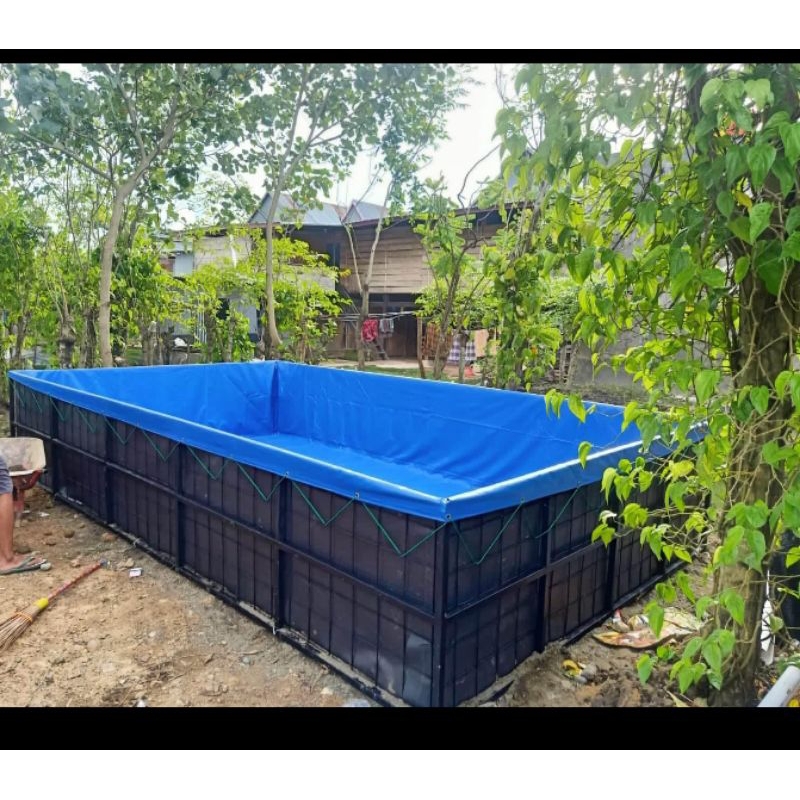 Jual Terpal Kolam Kotak 200×100×100 A20 Korea Super UV | Shopee Indonesia