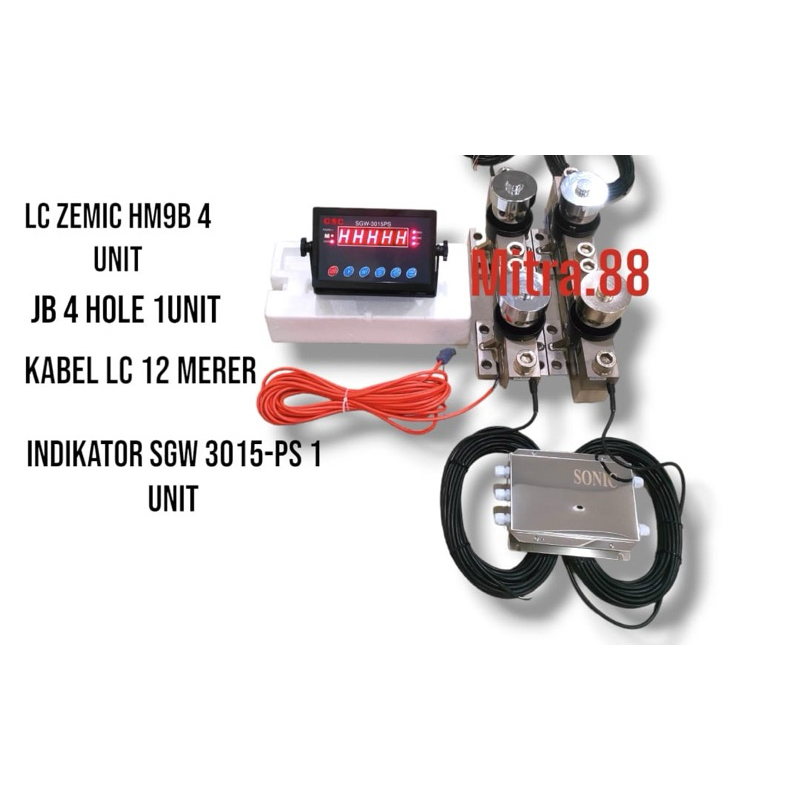 Jual Paket load Cell Jembatan timbang HM9B Dan Indicator SGW 3015 Ps | Shopee Indonesia