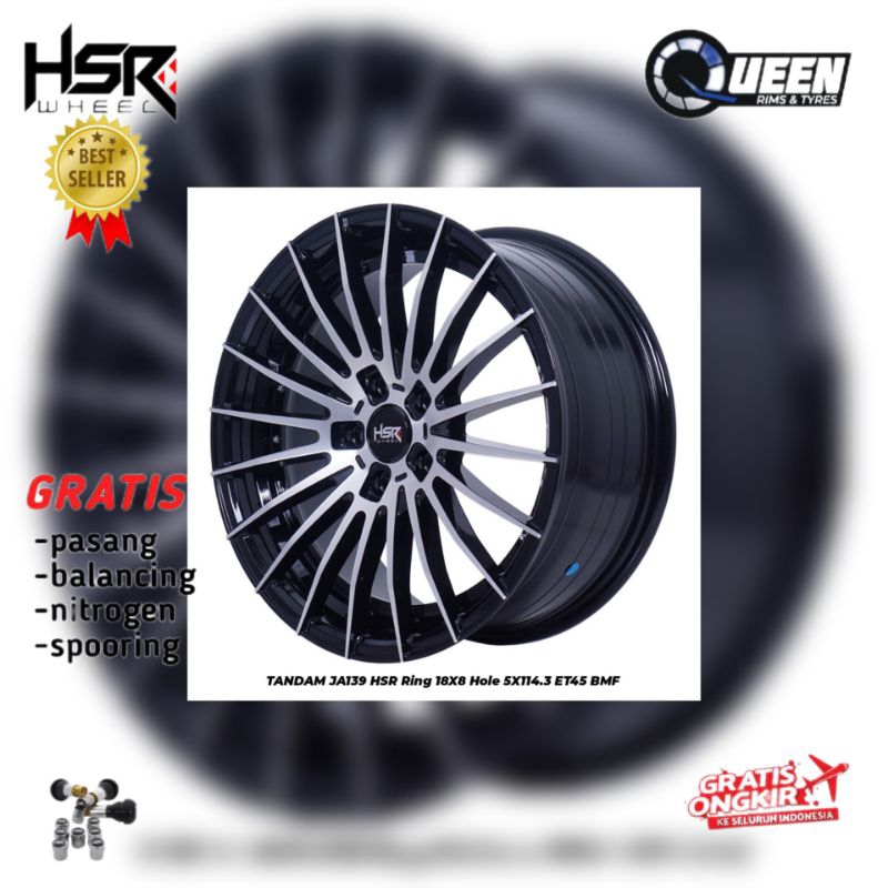 Jual VELG RACING CE28 R18 HSR TANDAM untuk mobil innova, zenix, venturer, civic, accord, camry ...