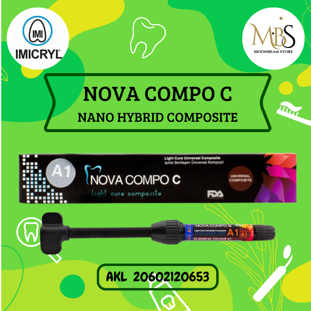 Jual DENTAL KOMPOSIT RESIN WARNA A3 BAHAN TAMBAL RESIN NANO HYBRID ...