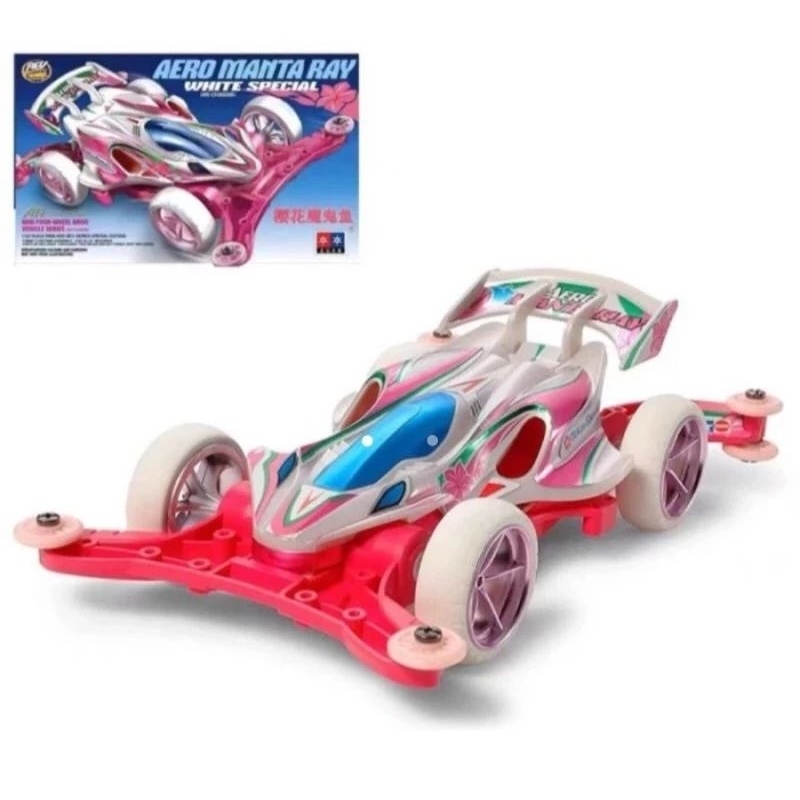 Jual REP TAMIYA MINI 4WD DA XING AERO MANTARAY WHITE SPECIAL AR CHASSIS ...