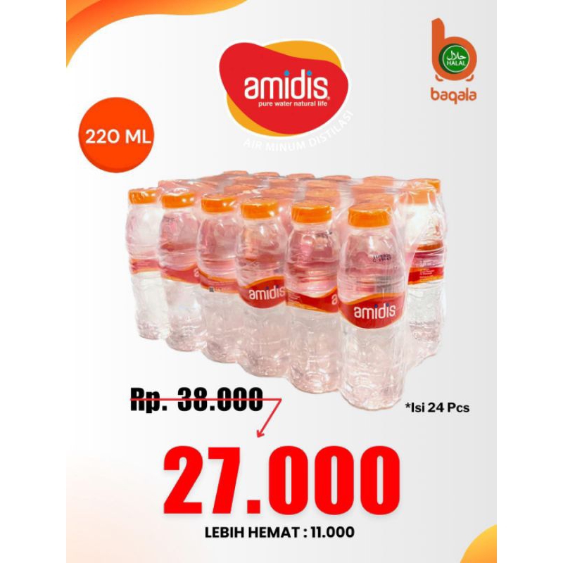 Jual Amidis 220 ml 24 pcs | Shopee Indonesia