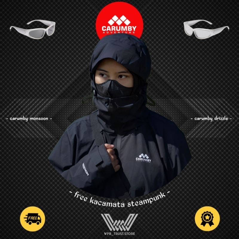 Jual Jaket Gorpcore Carumby Monsoon Drizzle Manta Aoki, Monsoon x ...