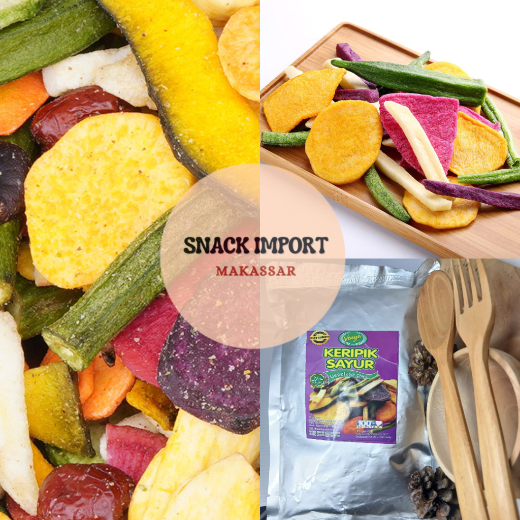 Jual Cemilan sehat snack sayur mix keripik sayur kering keripik sehat ...