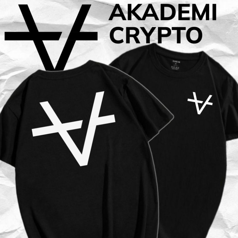 Jual KAOS AKADEMI CRYPTO HITAM PUTIH LOGO PREMIUM / MARGIN CALL TIMOTHY ...