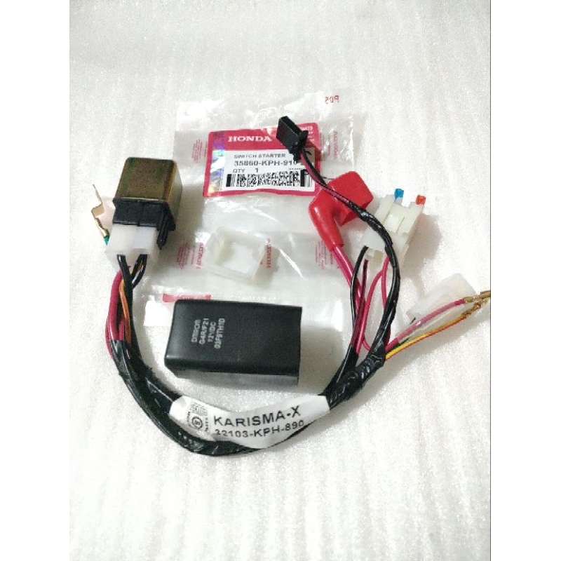 Jual SWITCH STATER BENDIK + KABEL BODY AKI PLUS RUMAH SEKRING KHARISMA ...