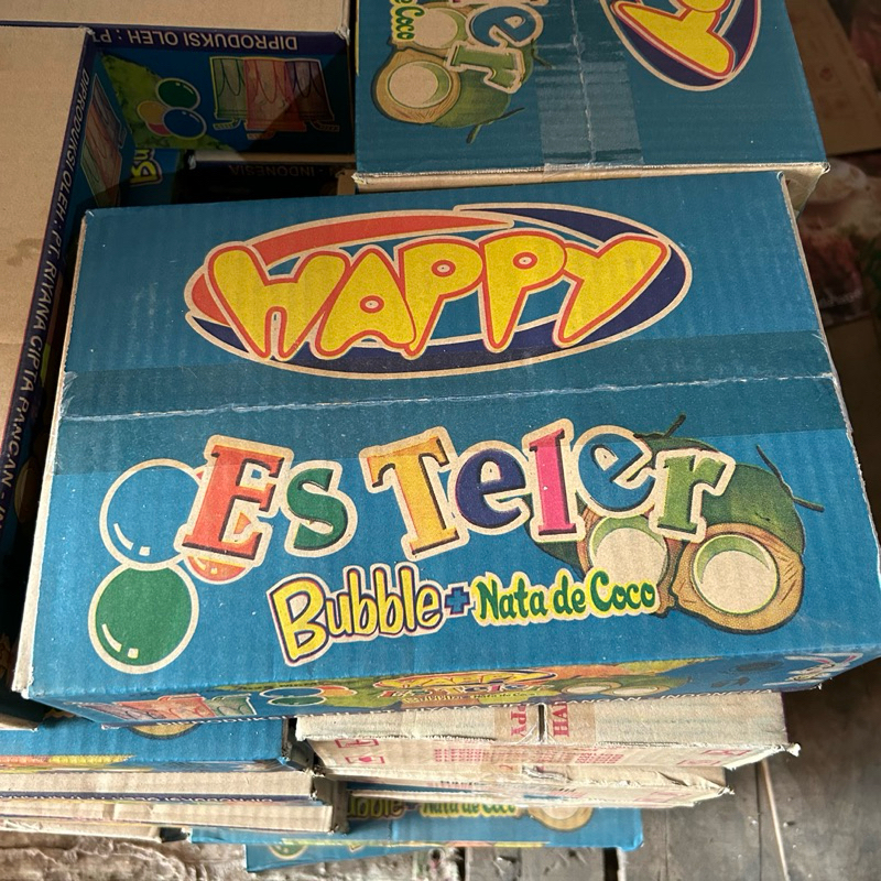 Jual es teler happy 140ml 1 dus isi 24 cup | Shopee Indonesia