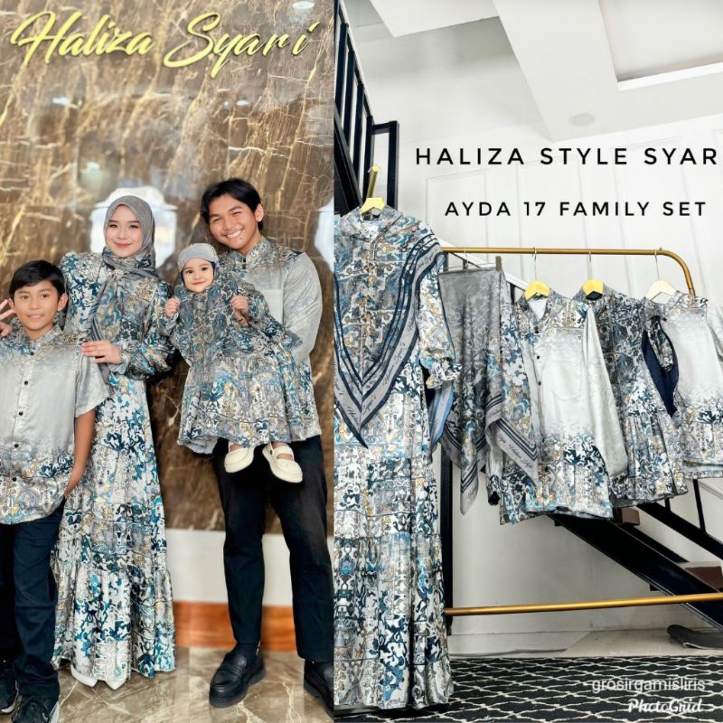 Jual Sarimbit Set Family Gamis Abaya Haliza Ayda 17 by Haliza Style ...