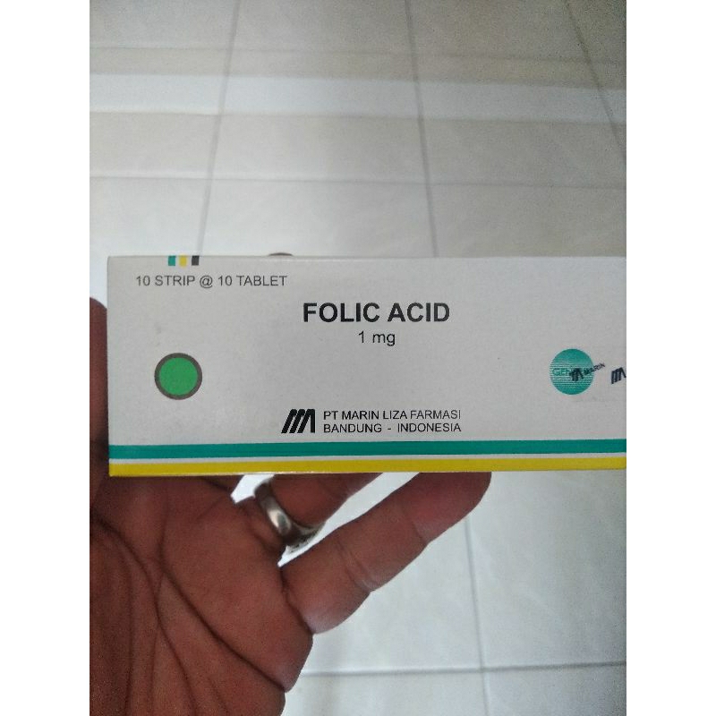 Jual FOLIC ACID 1mg Marin Liza 100tablet | Shopee Indonesia
