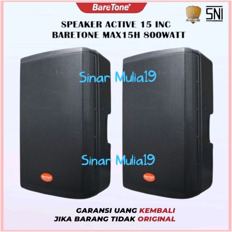 Jual Baretone Speaker Aktif 15 Inch MAX15H RMS 1.600 Watt Harga Tertera ...