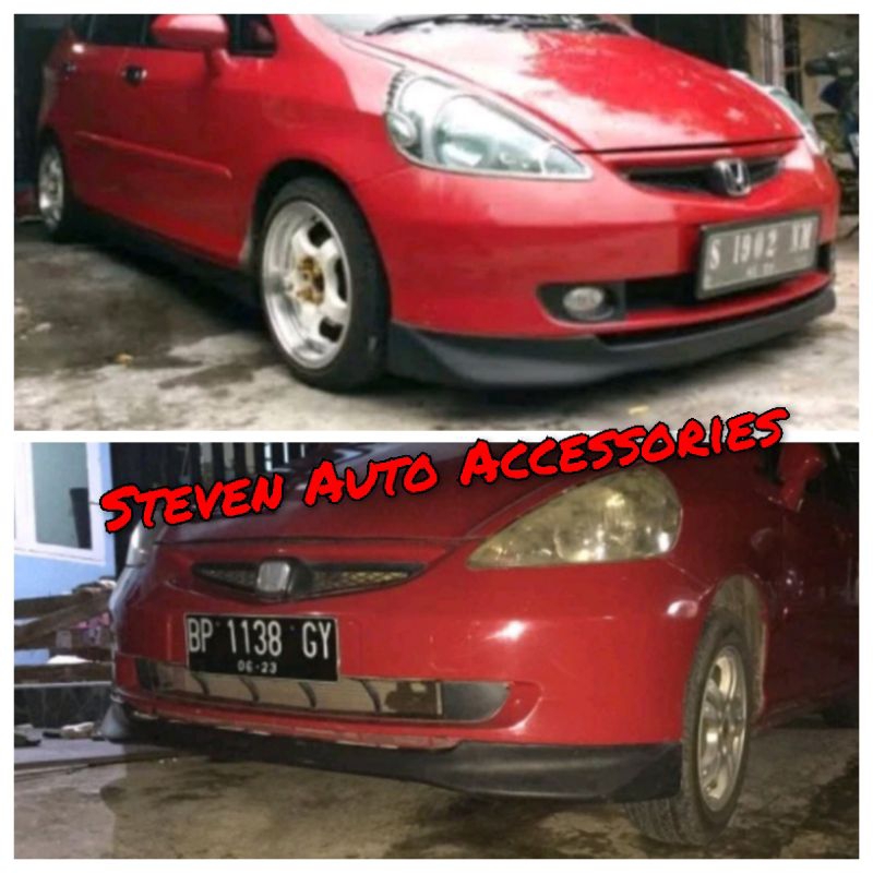 Jual Lips depan bodykit honda jazz Gd3 2003 2004 2005 2006 idsi Vtec ...