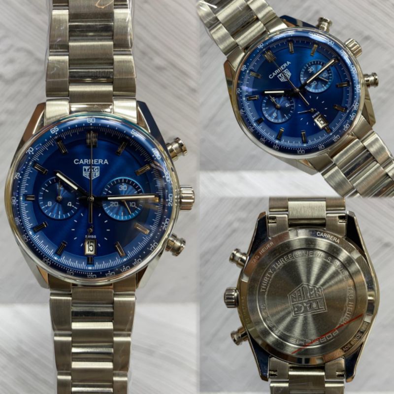 Jual Jam Tangan Pria Tag Heuer Carrera Chronograph Japan Quartz Super ...