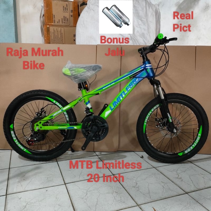 Jual Sepeda Gunung MTB 20 Inch Limitless Sepeda Gunung 20 Inch MTB ...