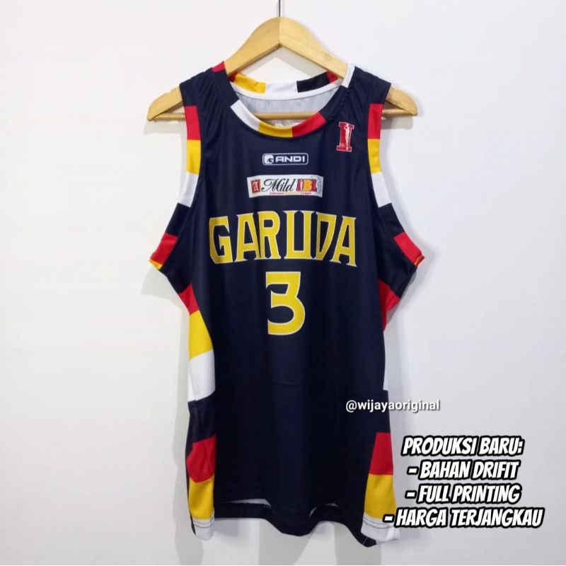 Jual JERSEY BASKET IBL REPRO GARUDA BANDUNG #3 KELLY PURWANTO - NAVY ...