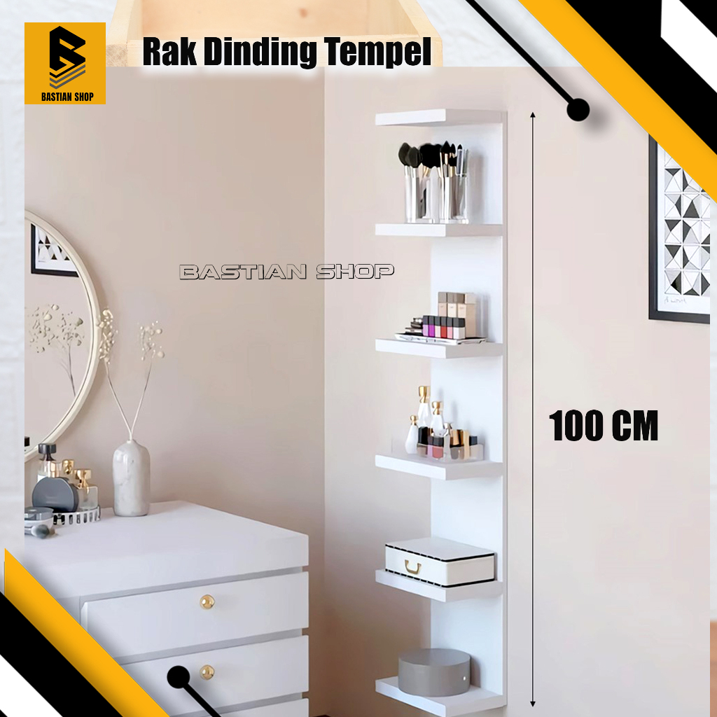 Jual Rak Dinding Tempel Rak Susun buku rak sudut bahan kayu estetik ...