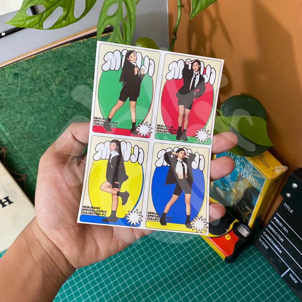 Jual stiker minji new jeans / stiker poster / sticker aesthetic ...
