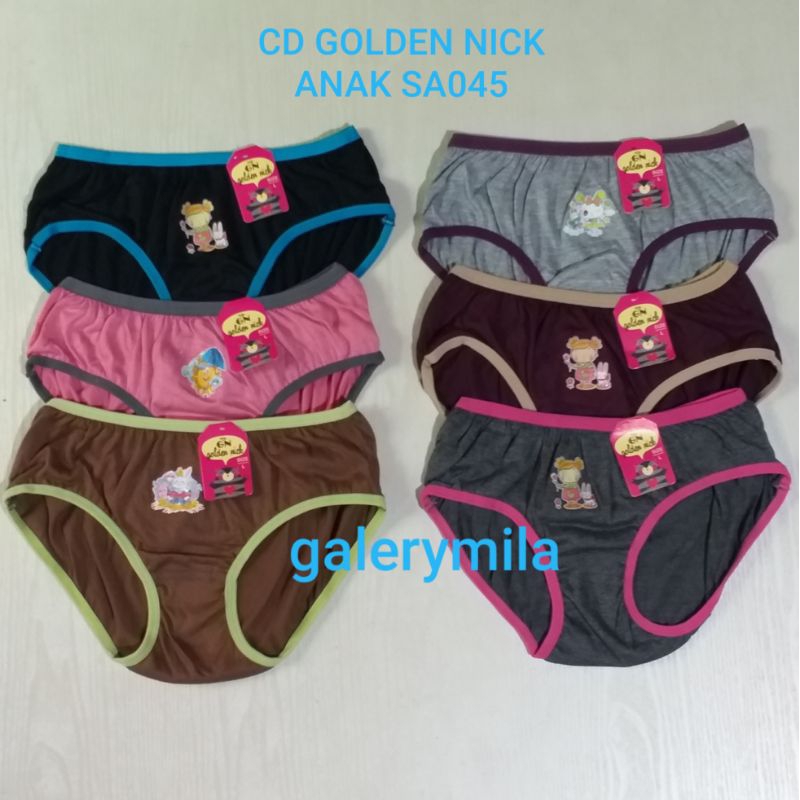 Jual 6 PCS CELANA DALAM GOLDEN NICK SA045 / CD GOLDEN NICK ANAK ...