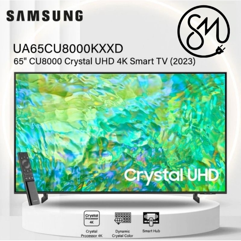 Jual LED TV Samsung UA65CU8000KXXD 65 inch Crystal UHD 4K 65CU8000 Smart | Shopee Indonesia