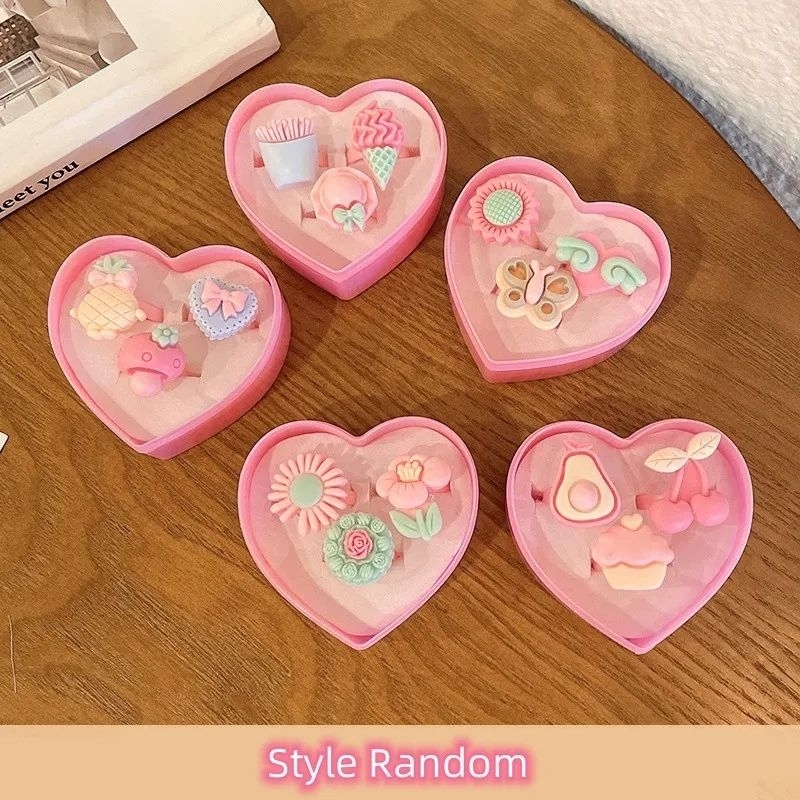 Jual Isi 3 Cincin Box Love Kecil Mini Cincin Aksesoris Anak Gambar ...