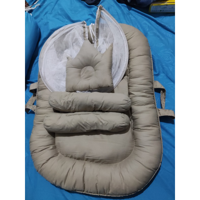 Jual kasur bayi babynest set klambu (mocca) | Shopee Indonesia