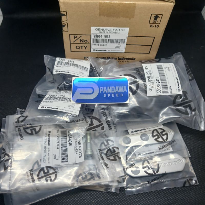 Jual Frame Slider ZX25R ZX-25R Original 99994-1868 | Shopee Indonesia