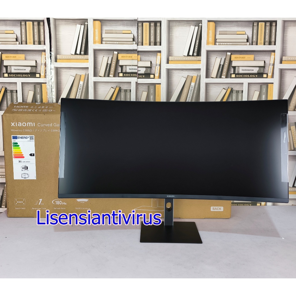 Jual Monitor Xiaomi Curved Gaming G34WQI 34" WQHD 1ms 180hz DP sRGB 100 ...