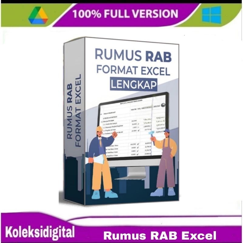 Jual Tools RAB Otomatis Excel - Aplikasi Perhitungan Rencana Anggaran ...