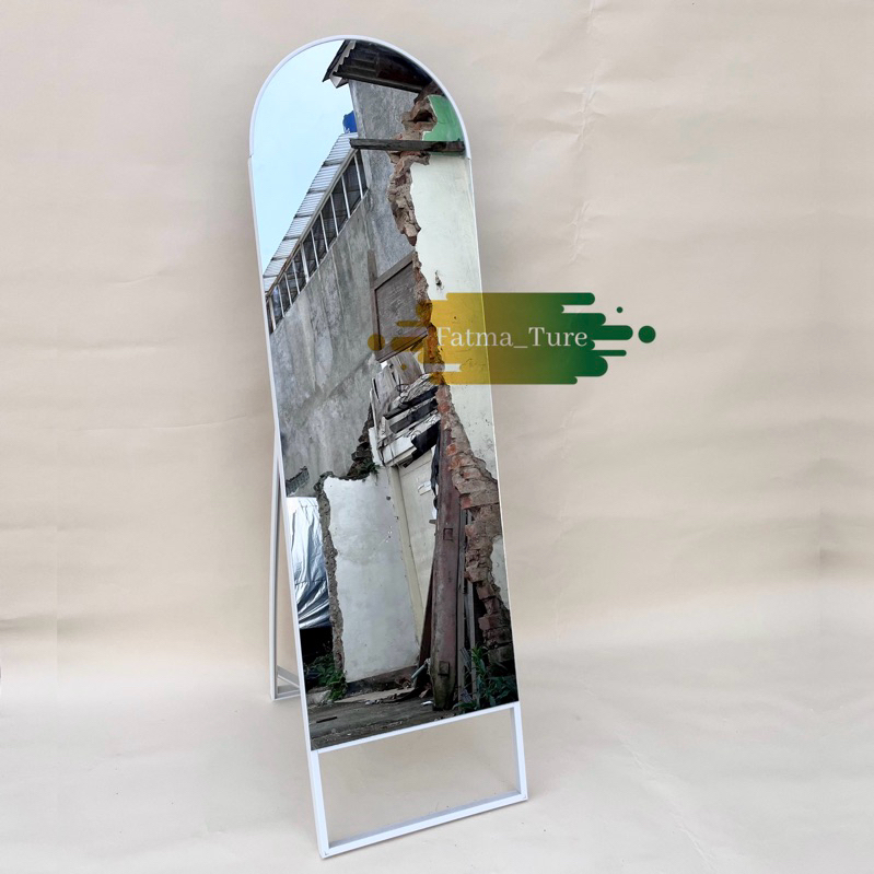 Jual [BANDUNG] 140x40 OVAL STANDING MIRROR KACA CERMIN BERDIRI MURAH ...