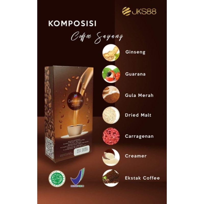 Jual Persachet Kopi Sayang Harga 34.000/sachet Isi 5 sachet | Shopee ...