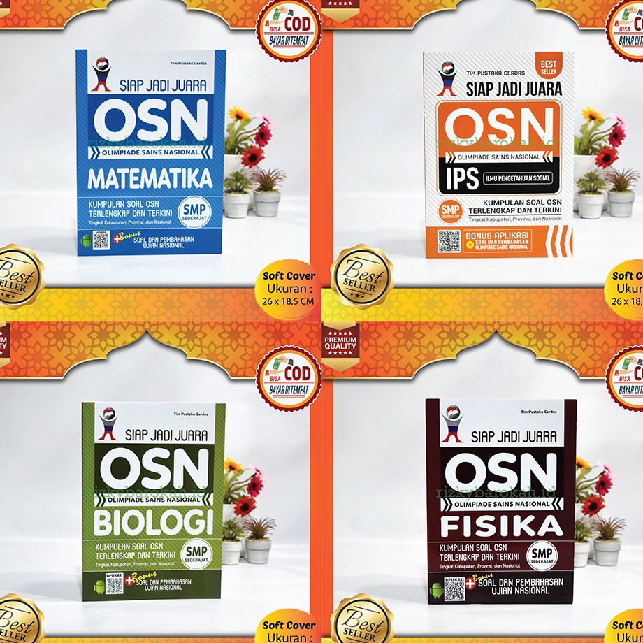Jual Dijamin Berkualitas BEST SELLER Buku Siap Jadi Juara OSN Olimpiade SAINS Nasional ...