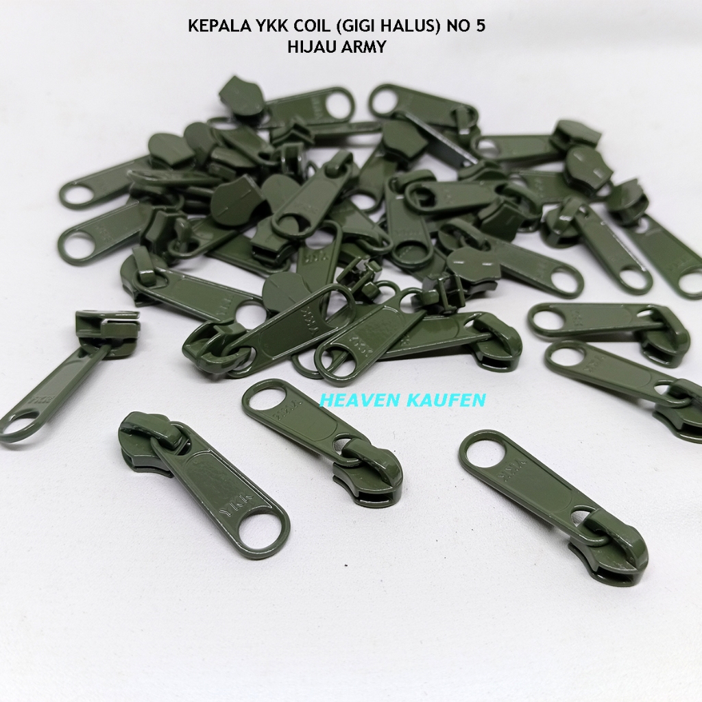 Jual Kepala Resleting Zipper Head YKK Type Gigi Halus Coil Nomor 5 ...