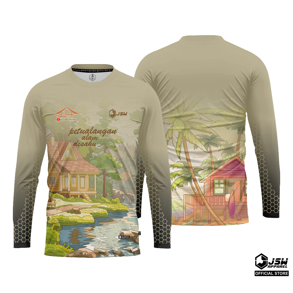 Jual JSW APPAREL - Jersey Petualangan Alam Desaku - Oneck Lengan ...