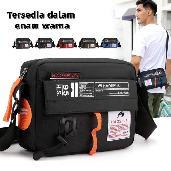 Jual Cielo (COD) Tas Selempang Pria Waistbag Dompet Premium Anti Air ...