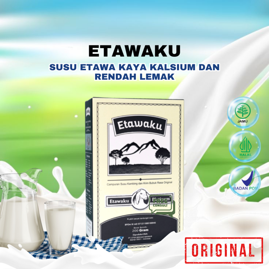 Jual SUSU ETAWAKU PLATINUM SUSU KAYA KALSIUM RENDAH LEMAK - Bantu atasi ...