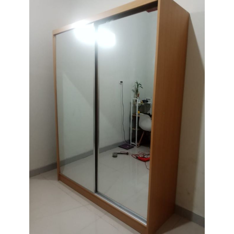 Jual LEMARI PAKAIAN SLIDING/LEMARI BAJU GESER/LEMARI PAKAIAN SLIDING ...