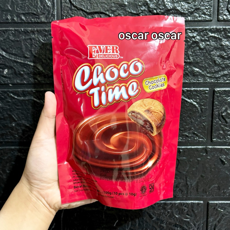 Jual Cookies Coklat lumer Ever Delicious Choco Time 100g isi -+10pcs ...