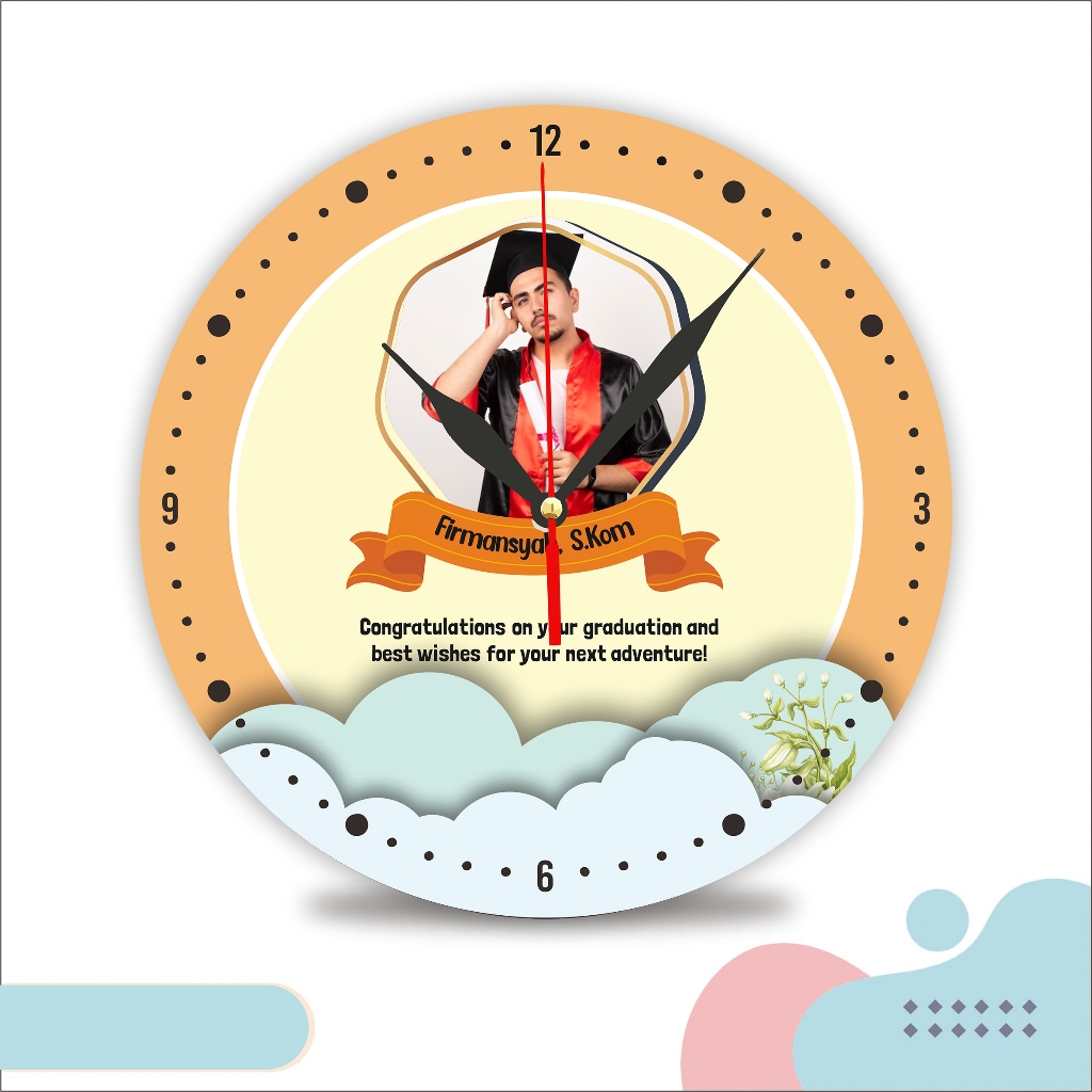 Jual JAM MEJA CUSTOM | SOUVENIR GRADUATION ANAK KENANG KENANGAN SEKOLAH ...