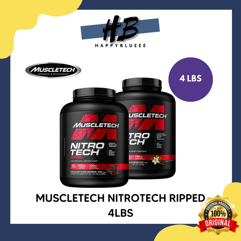 Jual MUSCLETECH NITROTECH RIPPED 4LBS | Shopee Indonesia
