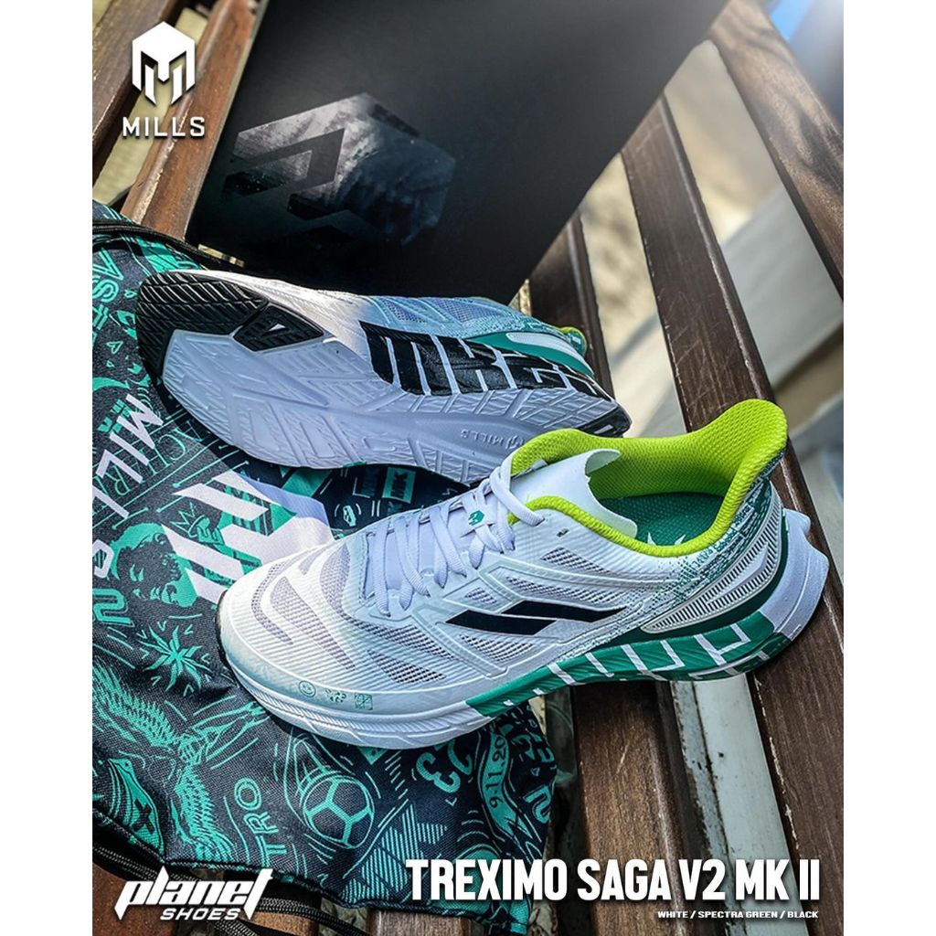Jual SEPATU RUNNING MILLS TREXIMO SAGA V2 MK II | Shopee Indonesia