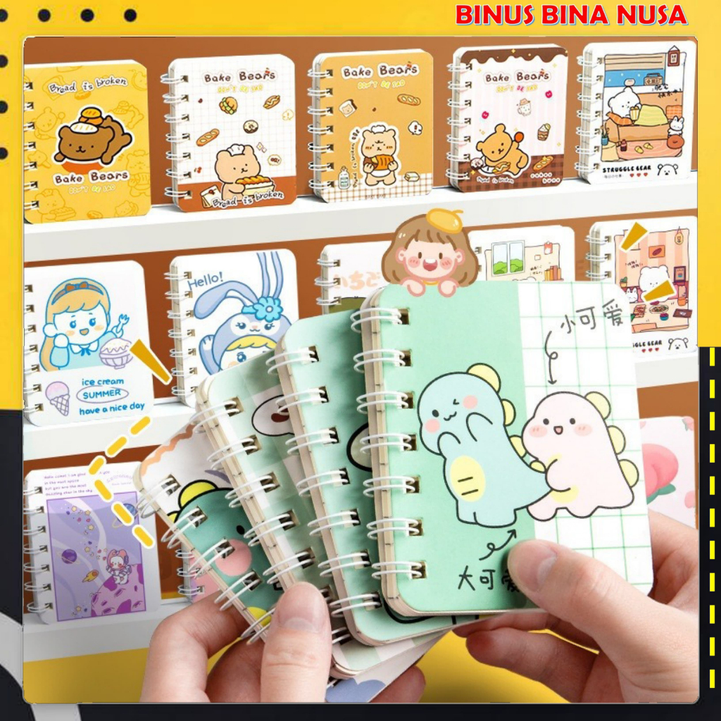 Jual Notebook Mini A7 Aimilo Buku Tulis Sekolah Book Catatan Kecil 80 ...